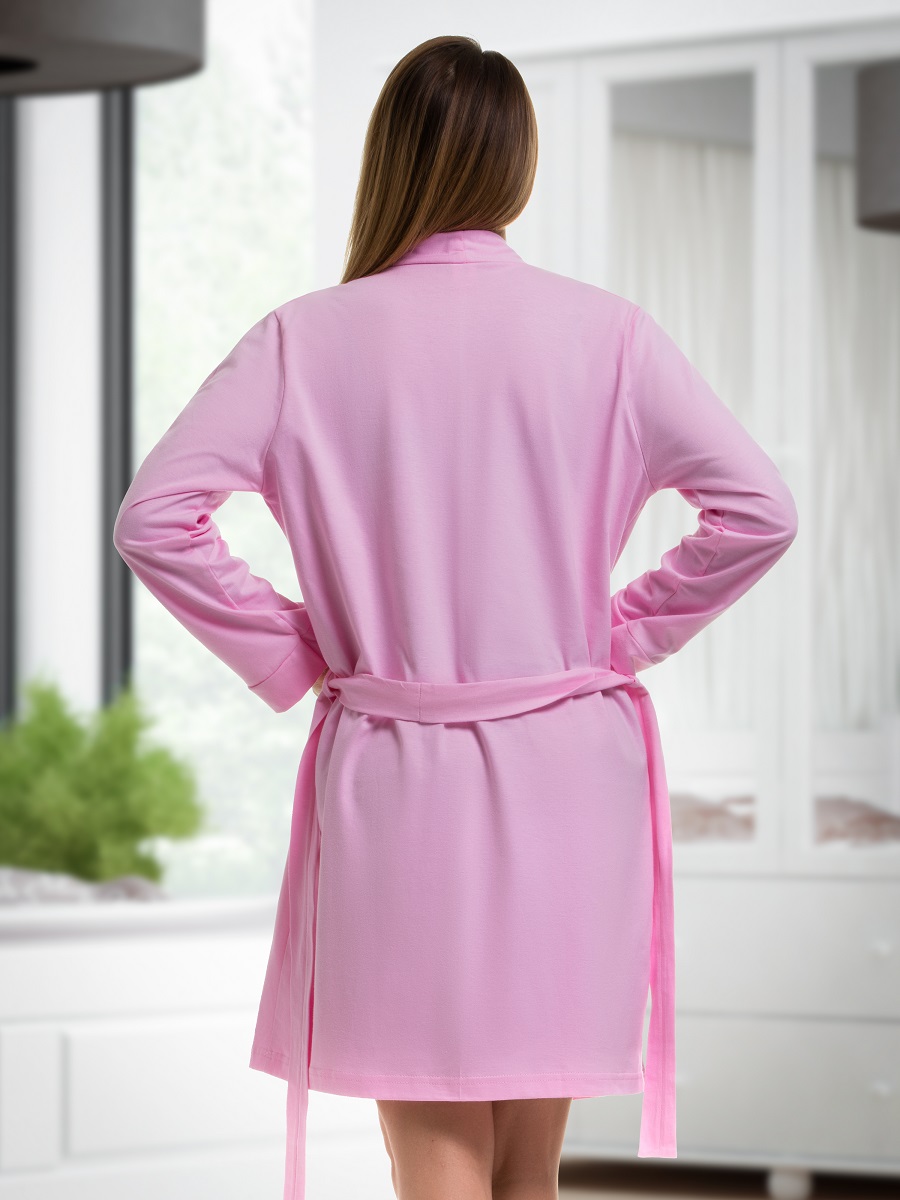 2107 Cotton Robe Lilac S-6XL 8-24